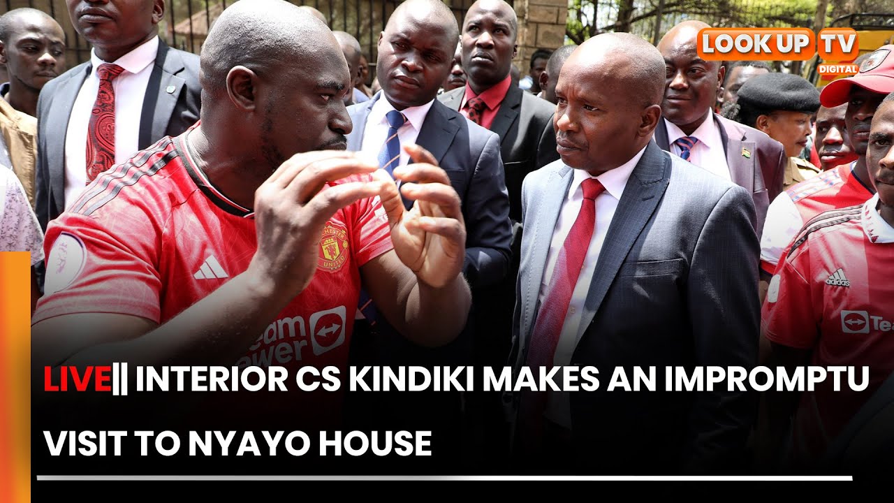 LIVE|| INTERIOR CS KINDIKI MAKES AN IMPROMPTU VISIT TO NYAYO HOUSE ...