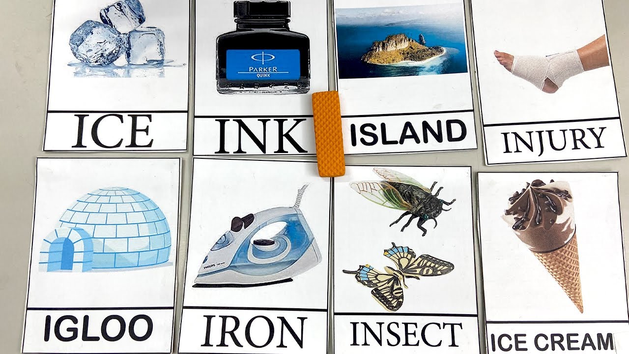 Learn abcd | Alphabets ABCD | Abcd for kids | I for Ice cream | I for ...