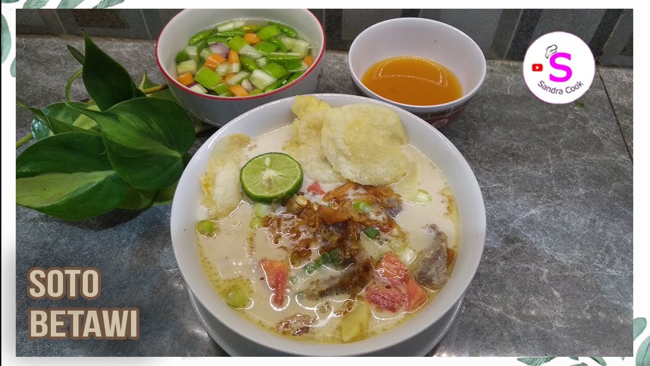RESEP SOTO BETAWI, SOTO SUSU | ENAK!! - YouTube