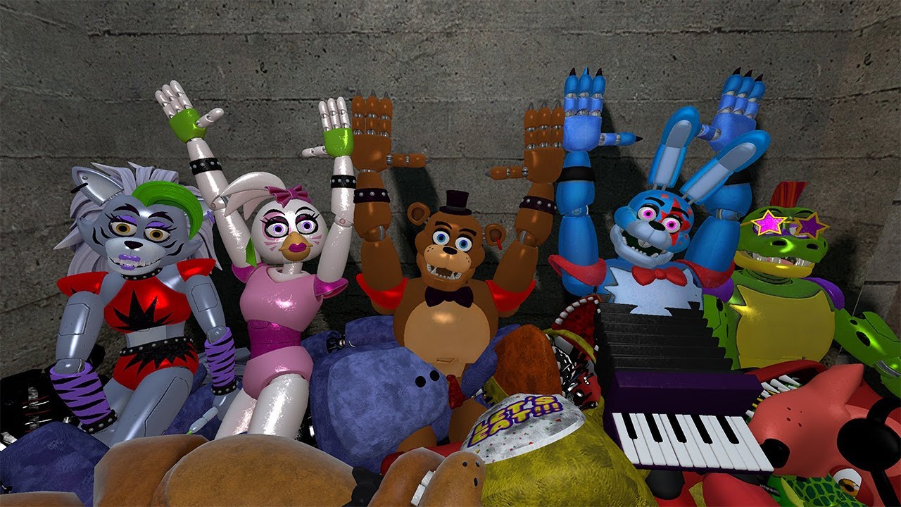 HYPER PUNCH NEW RUBY FNAF Security Breach Ruin ANIMATRONICS In Garry's ...