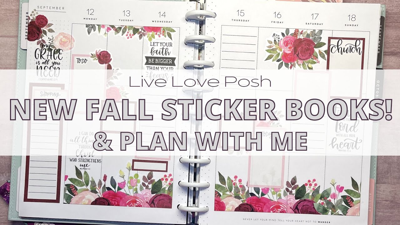 FLIP THROUGH & PLAN WITH ME - CLASSIC VERTICAL HAPPY PLANNER - POSH ...
