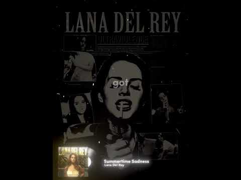 summertime sadness -  slowed (best part only )
