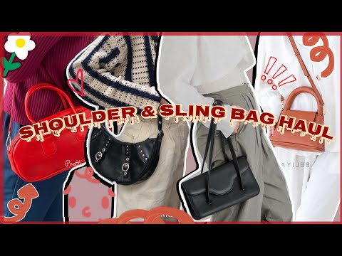 SHOPEE HAUL RACUN TAS MULAI 45RIBUAN | SLINGBAG & SHOULDER BAG KOREAN