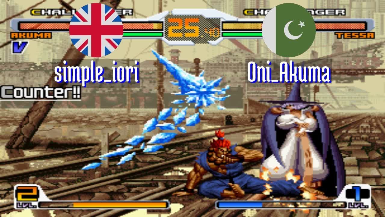 FT5 @svcsplus: simple_iori (GB) vs Oni_Akuma (PK) [SNK vs Capcom svc ...