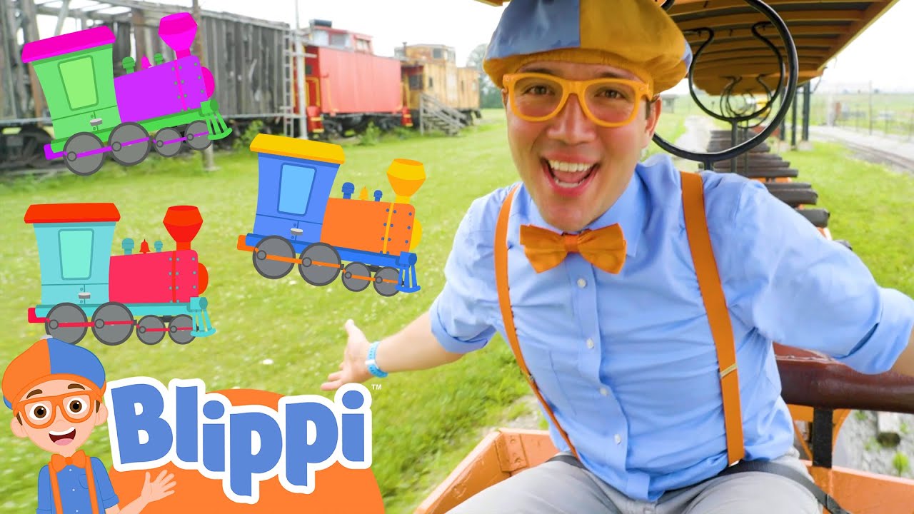 Blippi's Train Song - Choo Choo Here Comes the Train! | Blippi - Learn ...