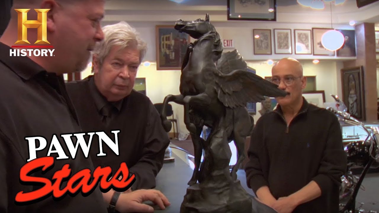 Seller's Picault Sculpture Is Fake (Season 2) | Pawn Stars - YouTube
