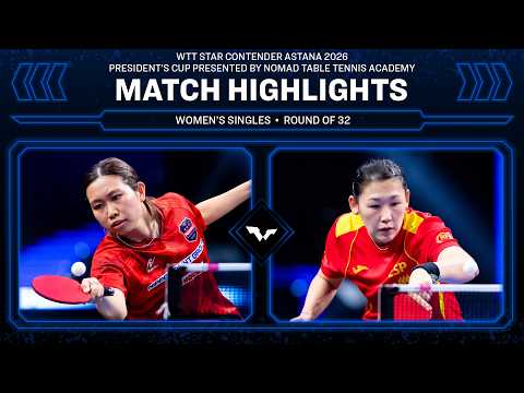 Hitomi Sato vs Maria Xiao | WS R32 | #WTTAstana 2026