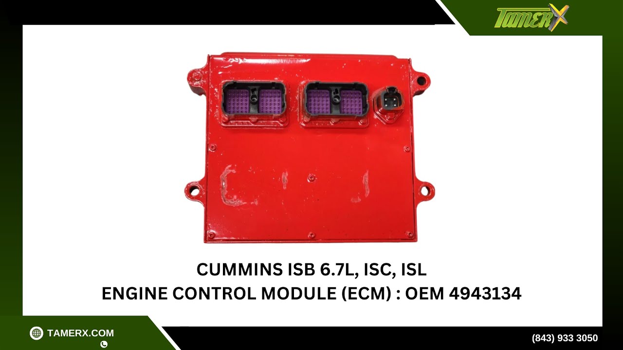 Cummins ISB 6.7L, ISC, ISL Engine Control Module (ECM) : OEM 4943134 ...