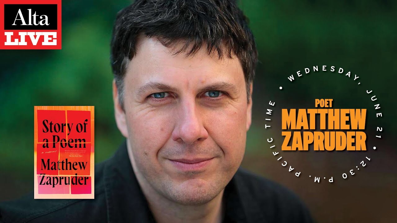 Alta Live: Poet Matthew Zapruder - YouTube