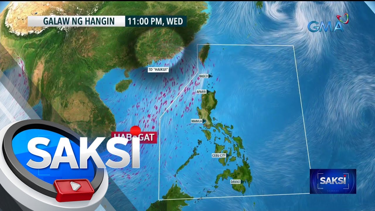 2 bagyo, hinahatak ang habagat na nakaaapekto sa bansa | Saksi - YouTube