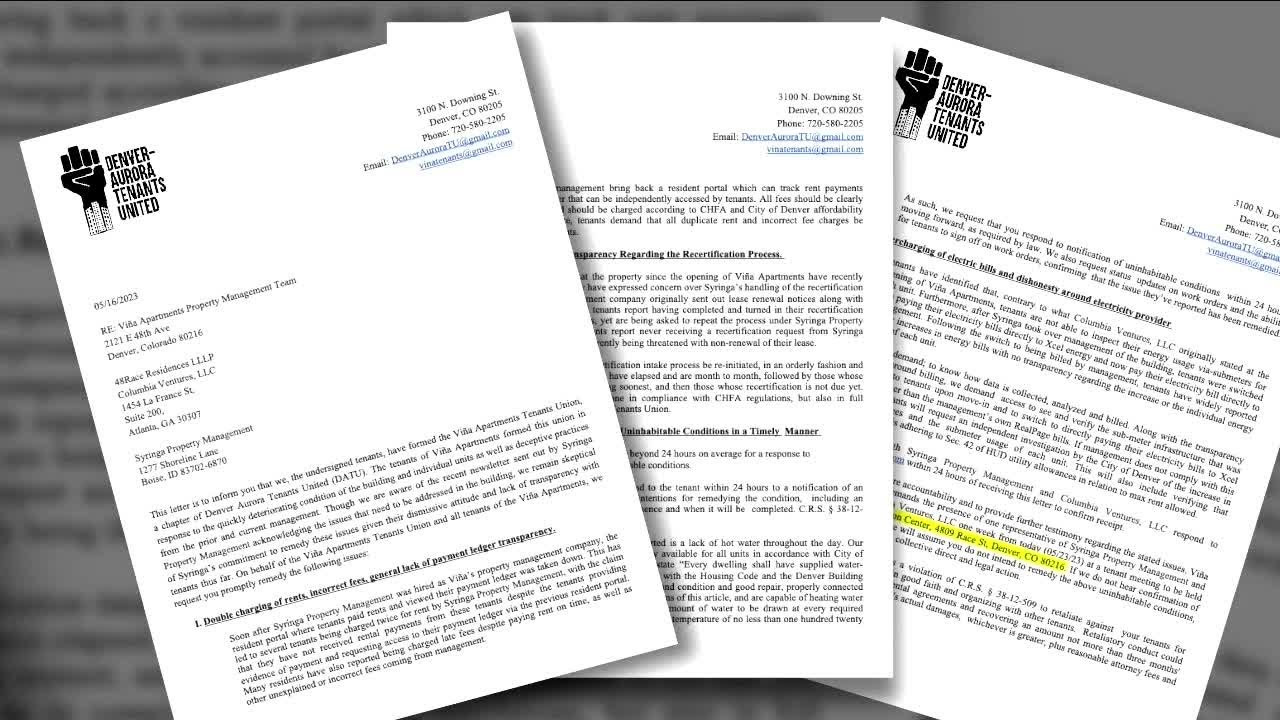 Denver Viña Apartments tenants form group to hold management, owners ...