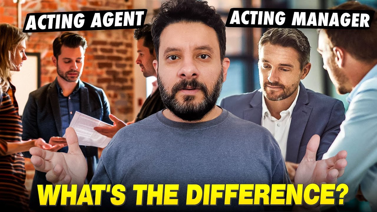 Acting Agent vs Manager: What's the Difference? - YouTube