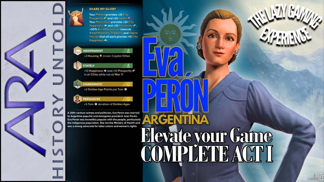 Eva PERÓN - Complete Act 1 - Argentina - ARA History Untold - Grand ...