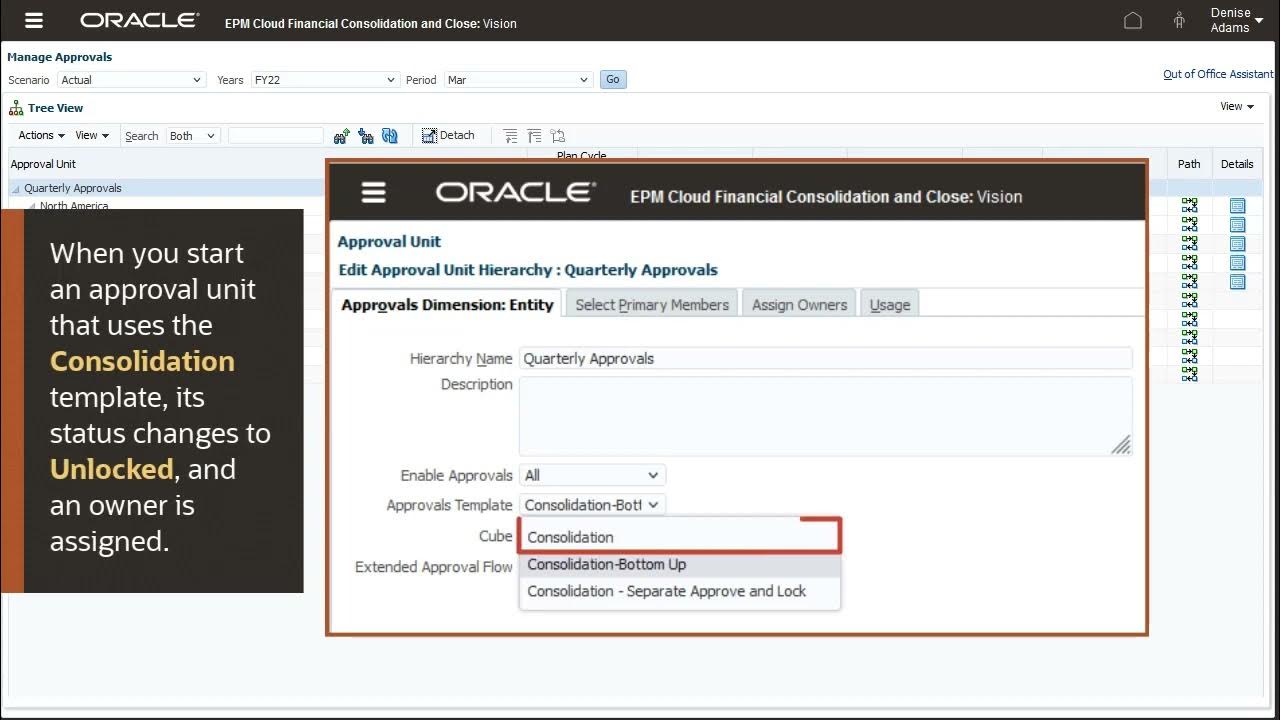 Managing the Approval Process in Oracle Financial Consolidation and ...