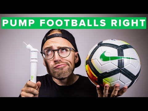 HOW TO PUMP YOUR FOOTBALL - get the right ball pressure | Unisport Uncut 43