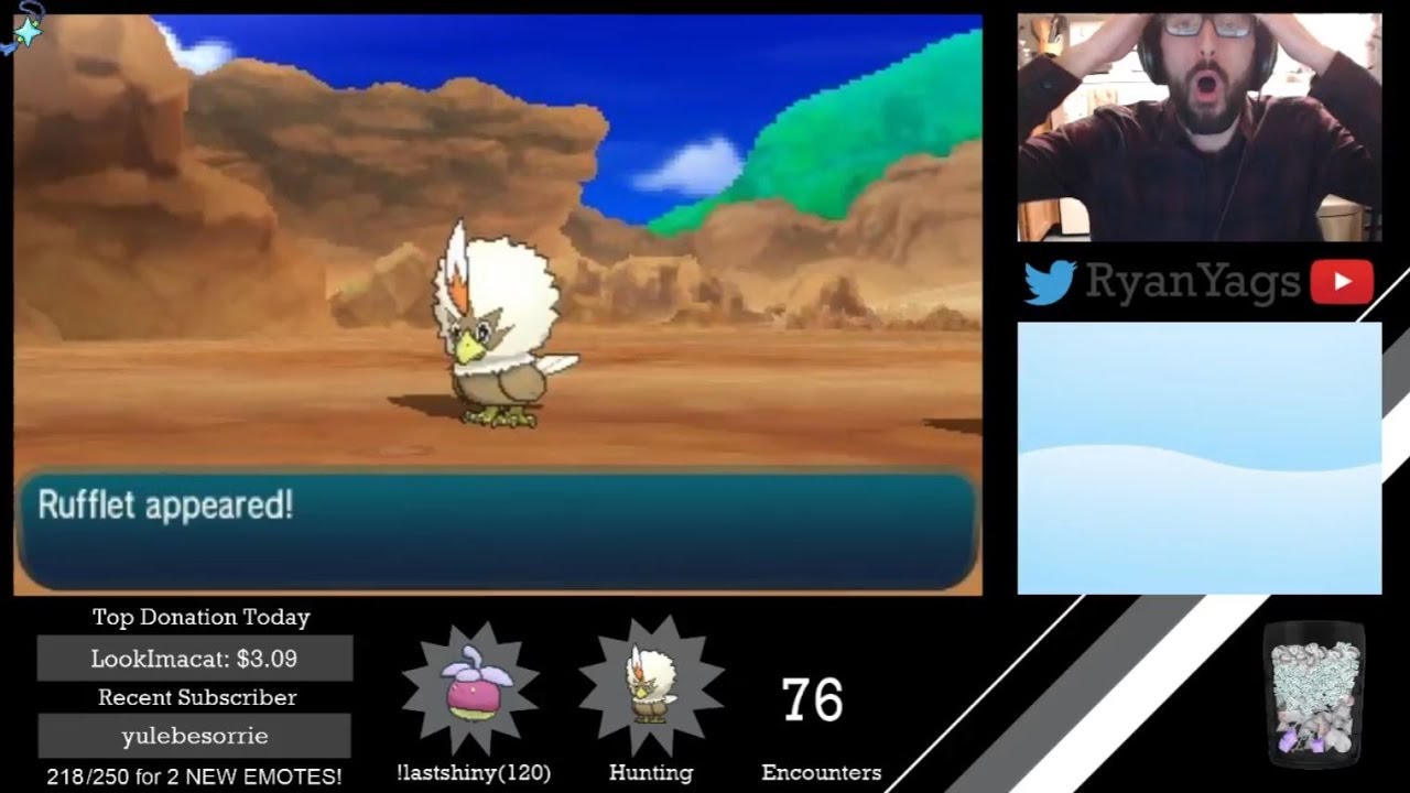 Shiny Rufflet via SOS in Pokemon Sun and Moon - YouTube