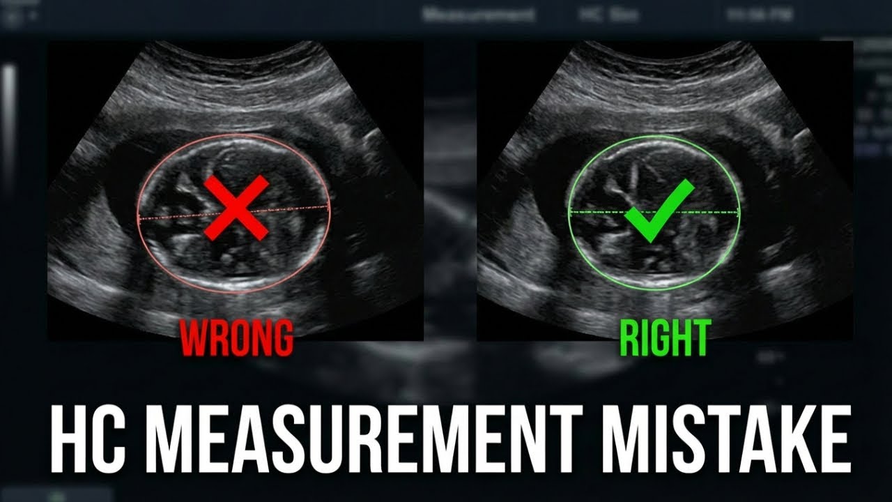 Your Ultrasound HC Measurement Technique Is Probably Wrong - YouTube