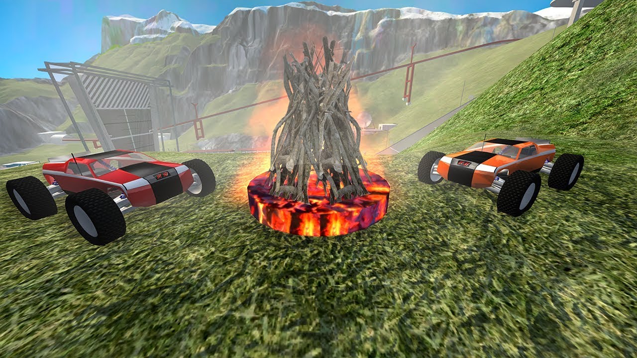 RC Car Demolition - BeamNG Drive - YouTube