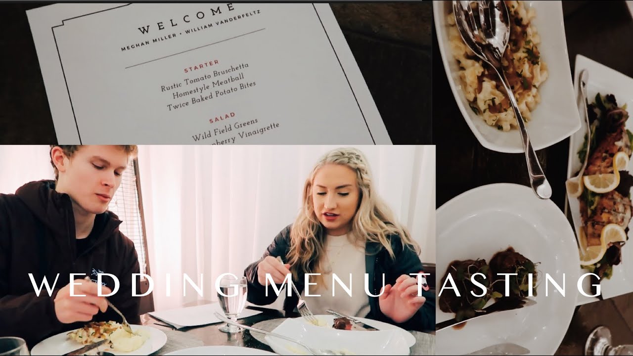 VLOG: WEDDING MENU TASTING | ACT 3 CATERING - YouTube