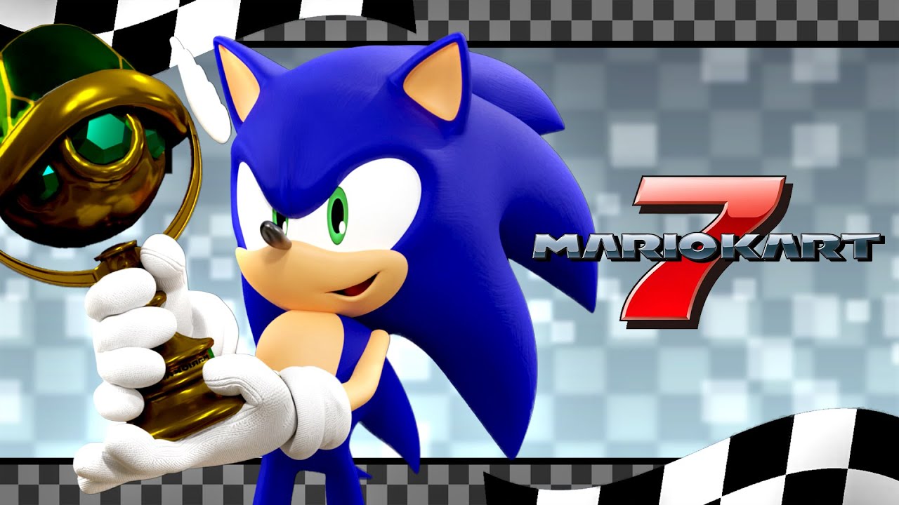 Playable Sonic in Mario Kart 7 - YouTube