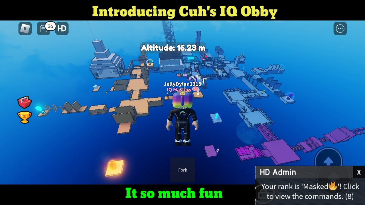 Introducing Cuh's IQ Obby Roblox 😊 - YouTube