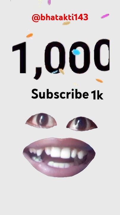 1k subscribe🙏😭 #funny#UR @UR @BHATAKTI143 1000 subscribe Pura #comedy viral short video - YouTube