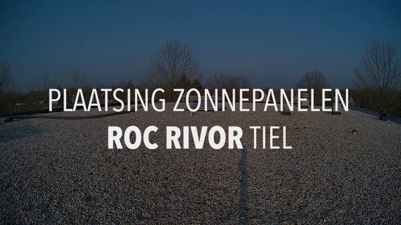 Timelapse plaatsing zonnepanelen ROC RIVOR Tiel 2018 - YouTube