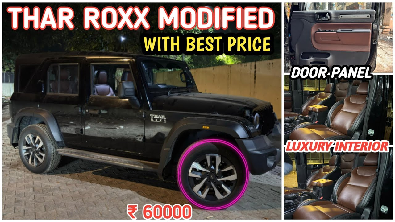 Thar Roxx Mx5 Modification Modified Thar Roxx 2025 Thar Roxx Modified ...