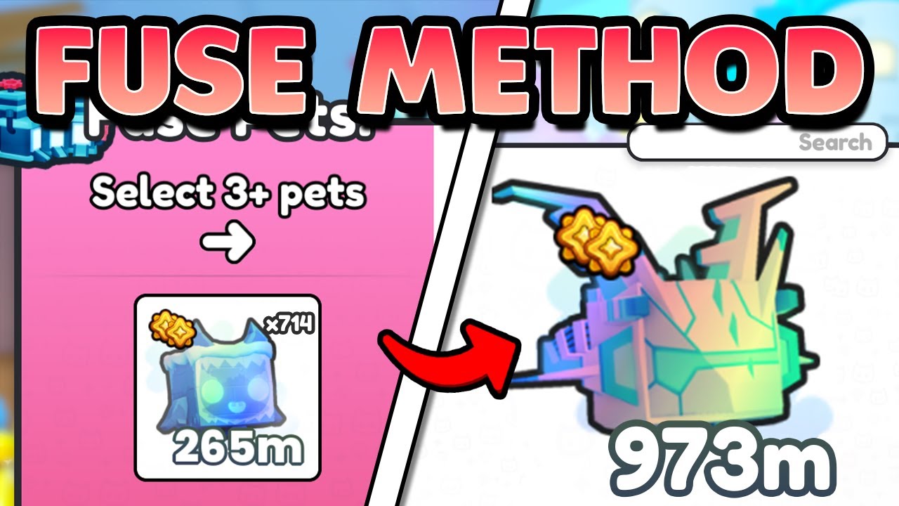 The BEST FUSE METHOD To Get STRONGEST PET In PET SIMULATOR 99! - YouTube