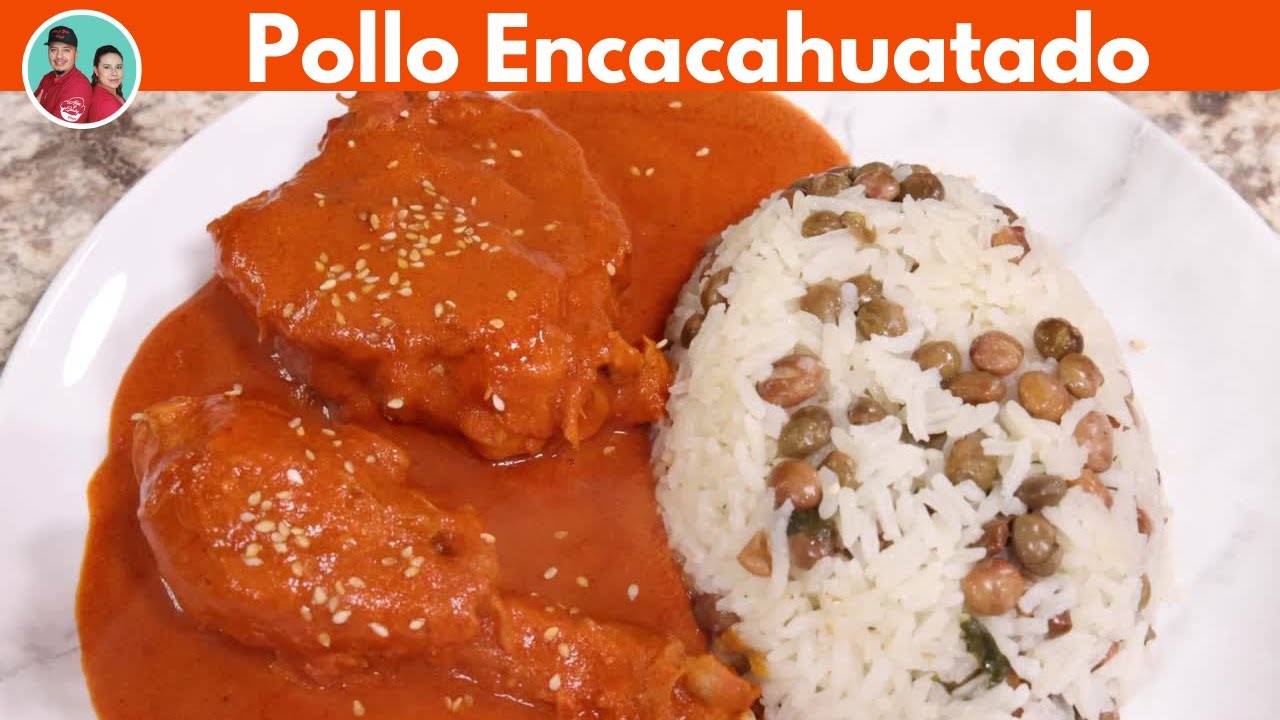 POLLO en Salsa de CACAHUATE | Receta Economica - YouTube