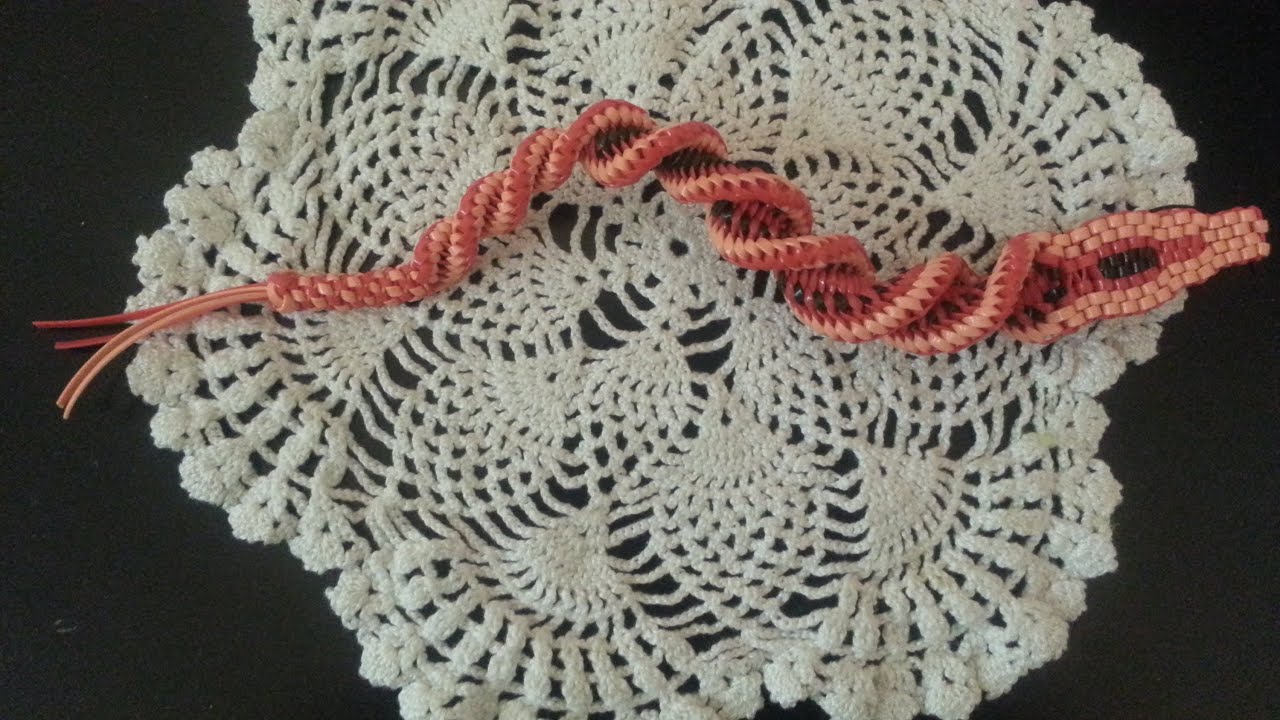 Snake Tutorial Lanyard/Scoubidou/Gimp/Boondoggle Part #6 (finishing the ...