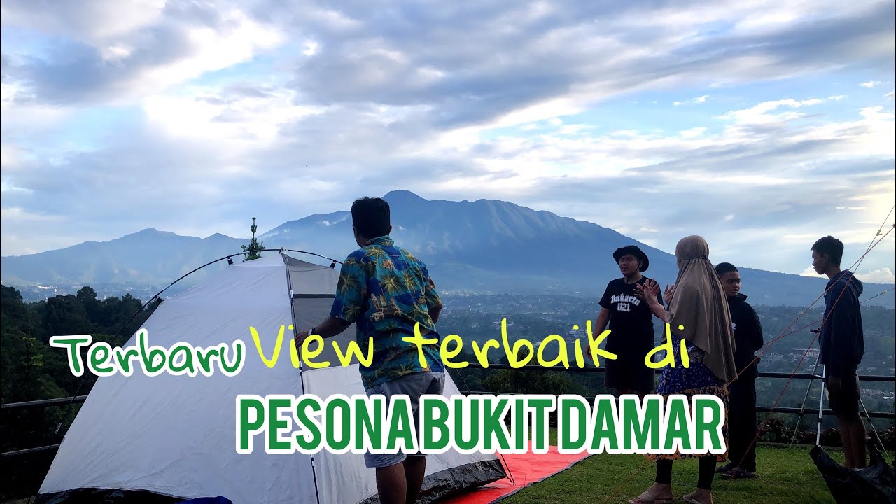 Camping keluarga di pesona bukit damar ||megamendung puncak bogor - YouTube