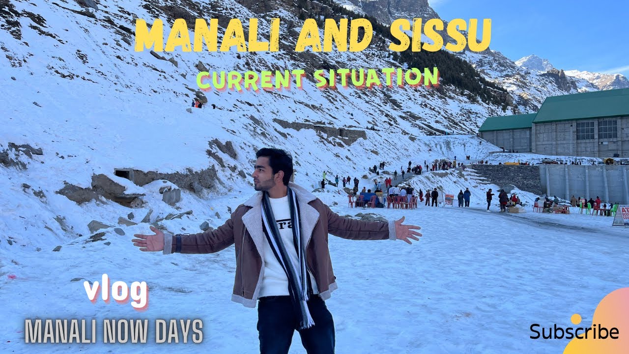 Manali in January 2024|| manali and sissu current situation 🏔️ ️ || #manali #vlog #youtube - YouTube