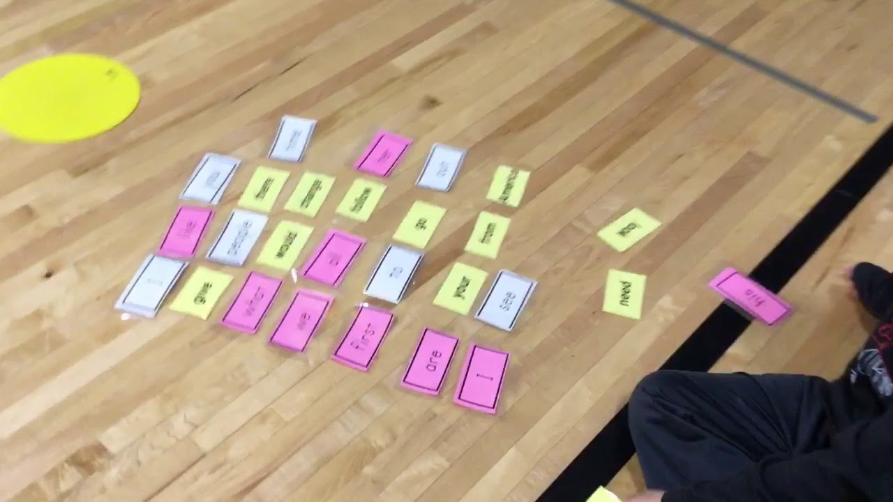Sight Word Ball Skills Combo - YouTube