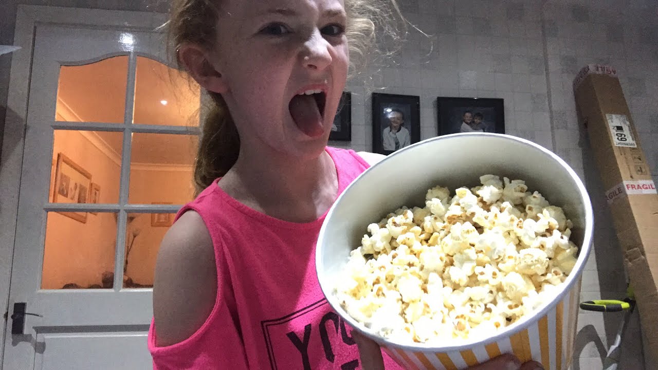 Popcorn challenge - YouTube