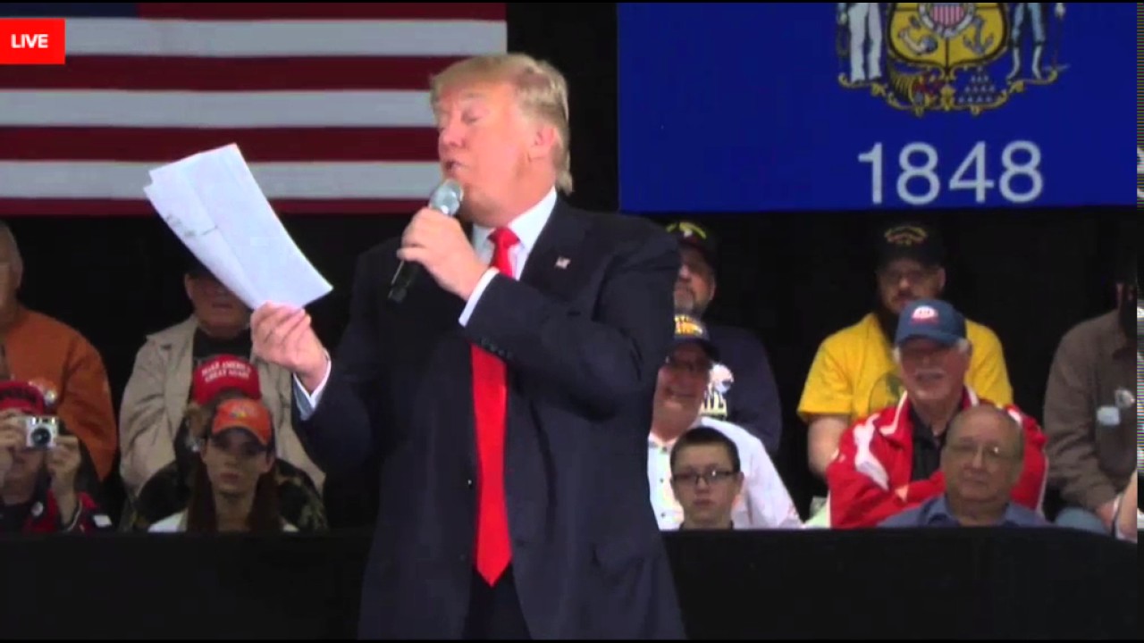 Trump's Dramatic Reading of Song About Woman And Snake: "Think About ...