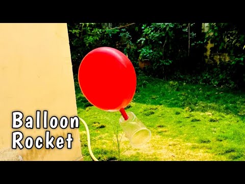 Make Balloon Rocket At Home | How To Make Balloon Rocket At Home ...