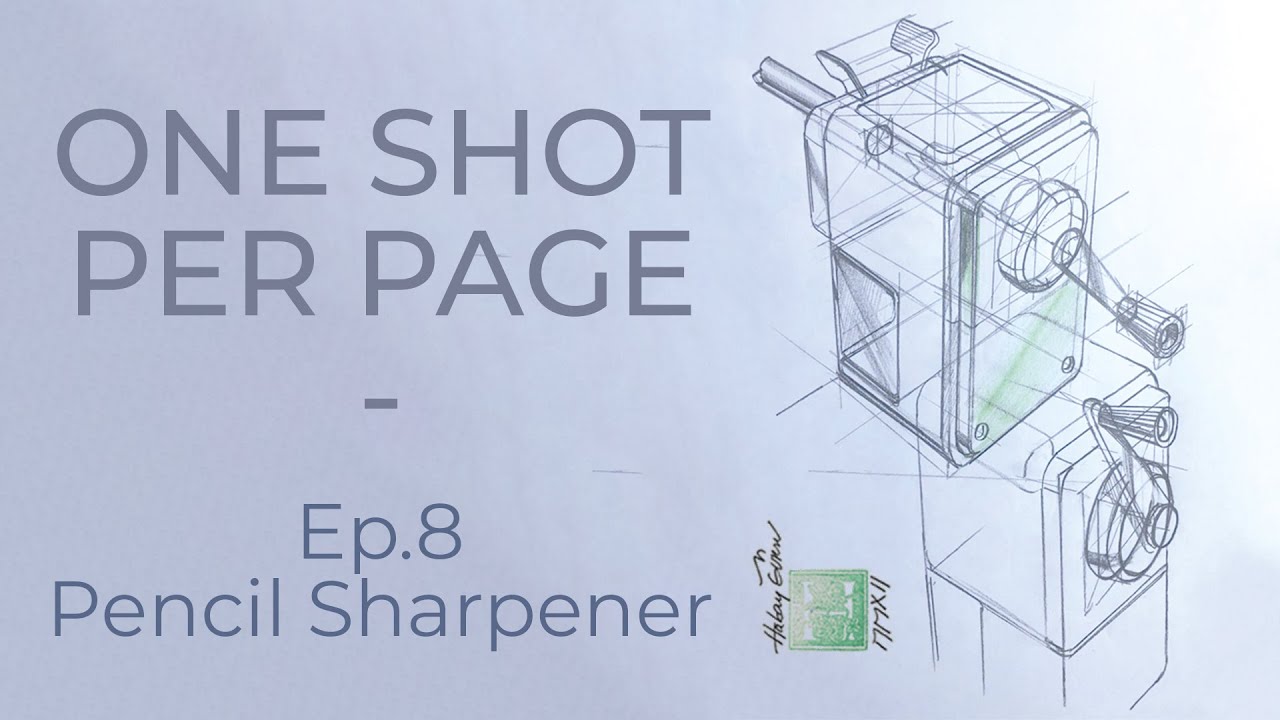 ONE SHOT PER PAGE | Pencil Sharpener #tutorial - YouTube