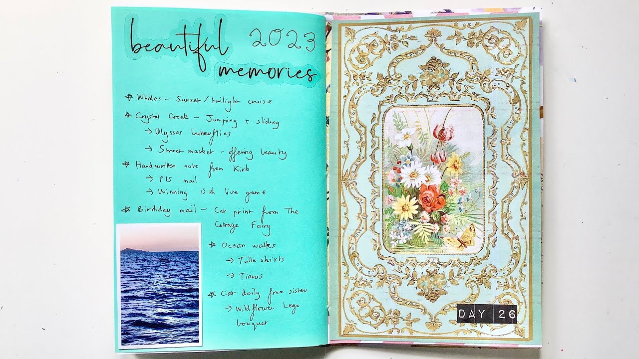 Completed Daphne’s Diary journal flip through: How I use magazine pages ...