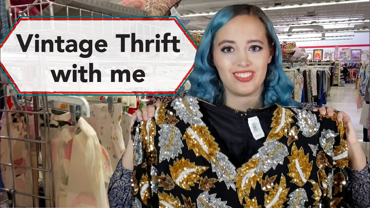 Going holiday thrifting | Vintage thrift haul + Vintage thrift haul try ...