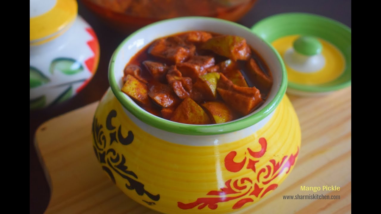 Mangai Oorugai Recipe | Mango Pickle | Pickle to preserve for a year ...