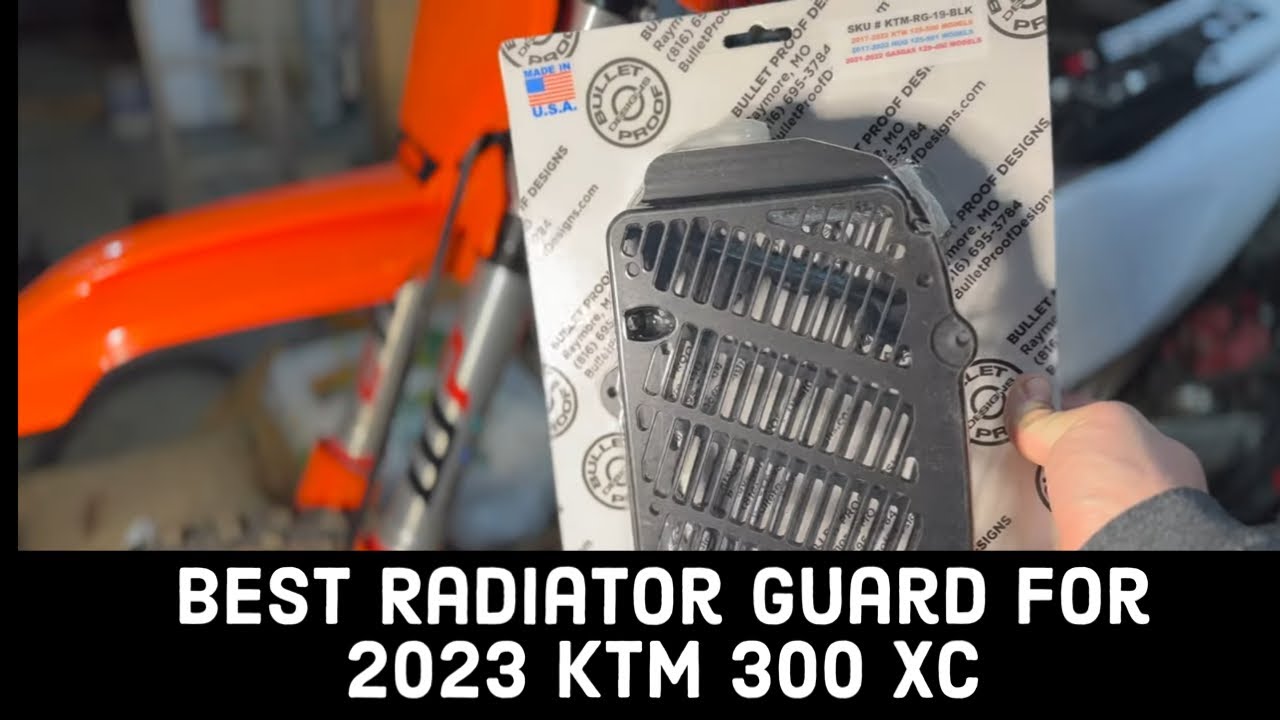 BULLET PROOF DESIGNS RADIATOR GUARDS INSTALL // 2023 KTM 300 XC - YouTube