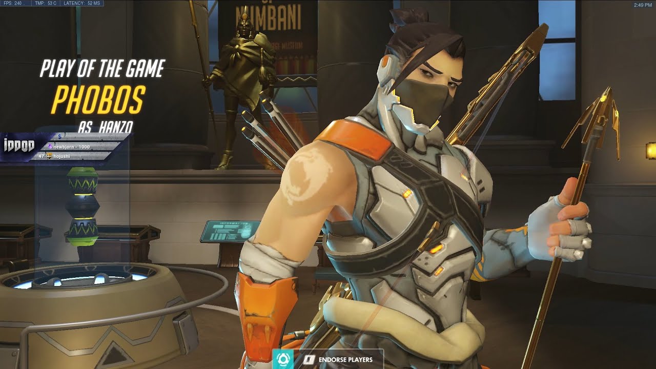 Potg Iddqd Hanzo Overwatch Season 28 Top 500 Youtube