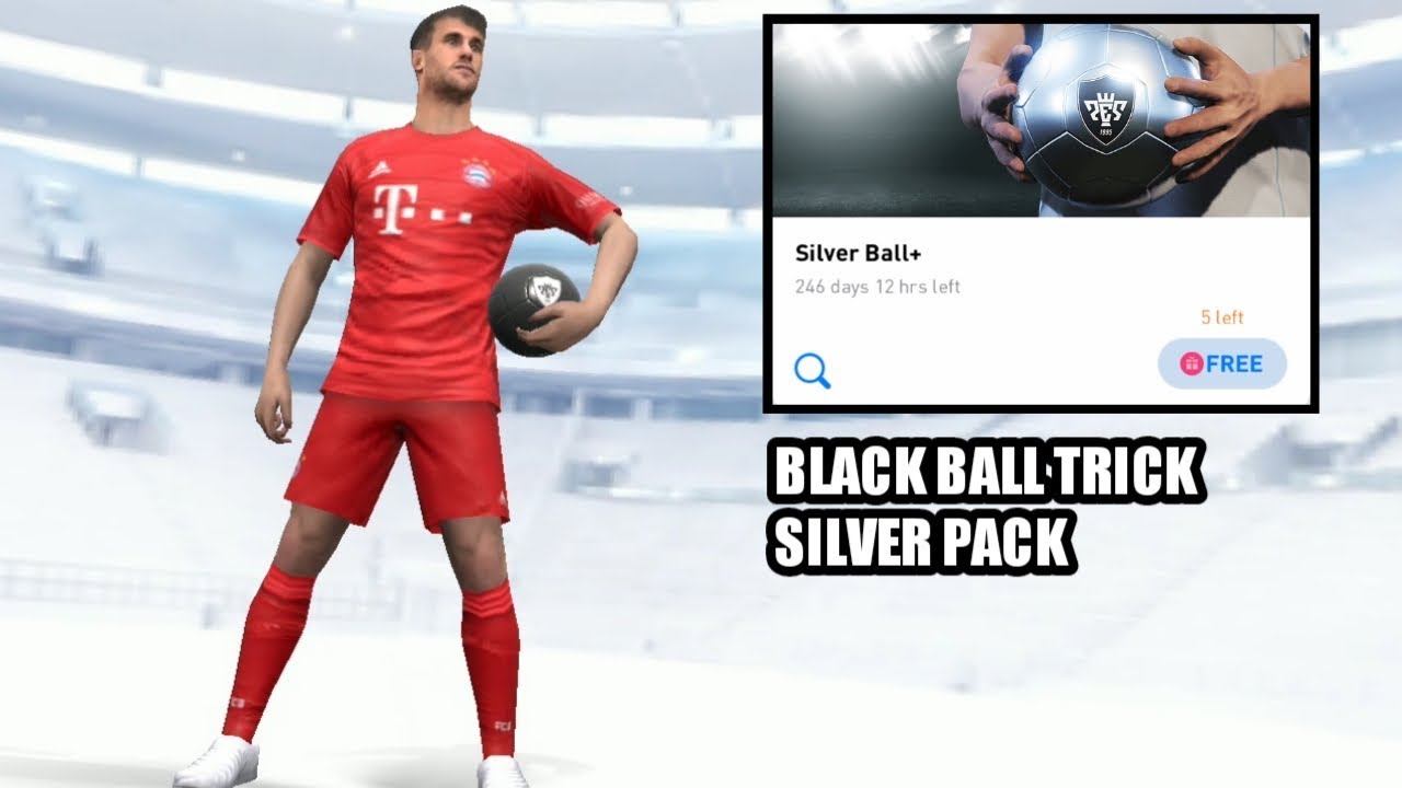How To Get Black Ball In Silver Pack Pes 2020 Mobile - YouTube