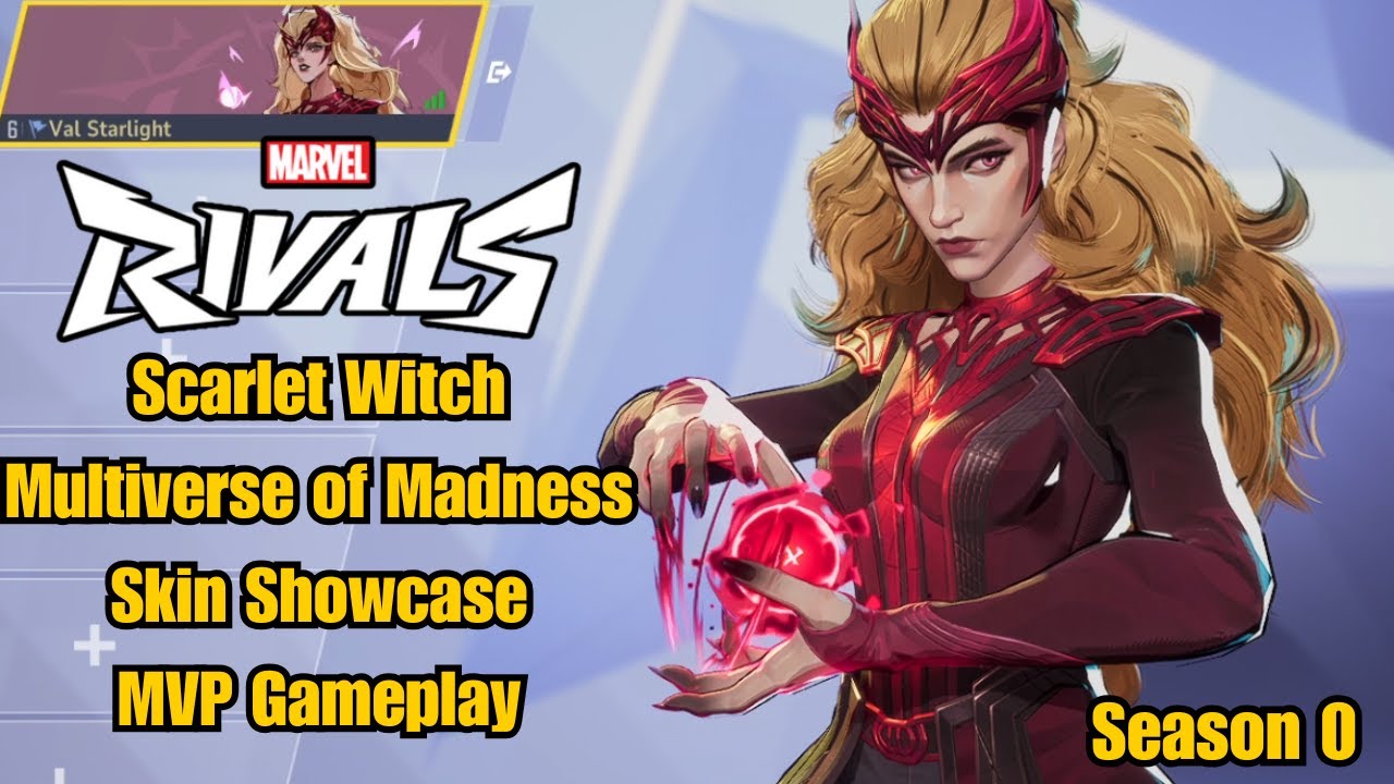 Scarlet Witch | Multiverse of Madness Skin Showcase | Marvel Rivals | Season 0 - YouTube