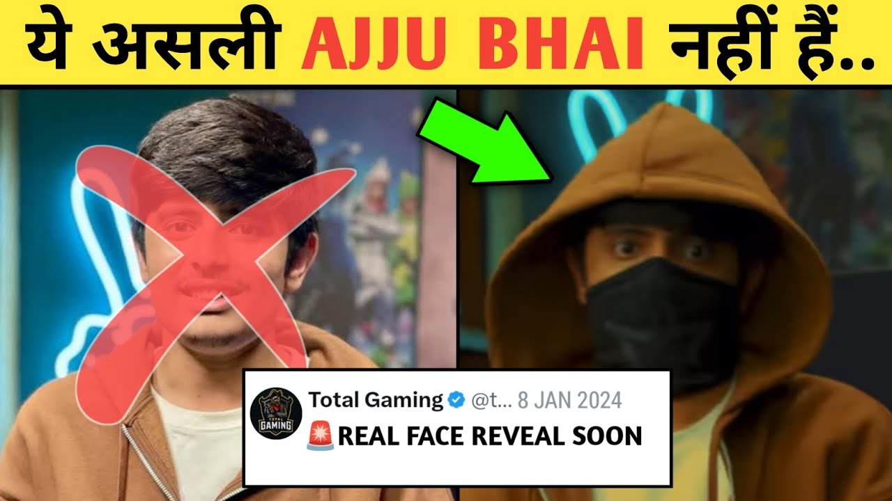 Total Gaming Face Reveal was fake 😯 || Real Face Reveal soon - YouTube