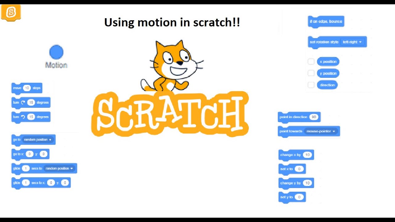 Scratch 3 Tutorial Motion Youtube