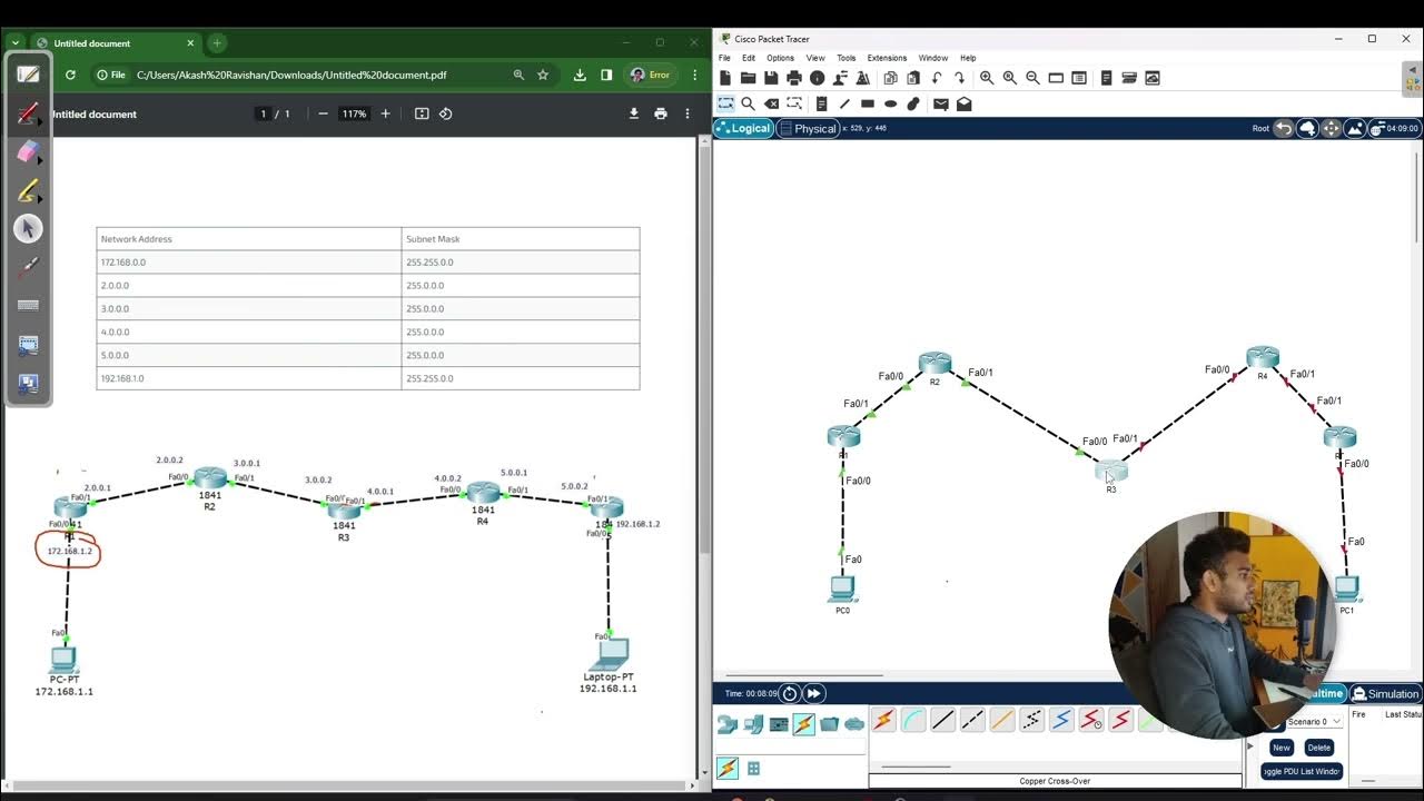 Static Routing Lab Part 2 Youtube