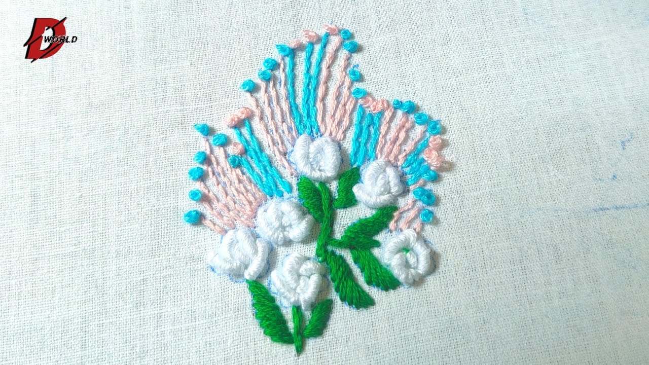Hand Embroidery Front Kurti Design /2022 - YouTube