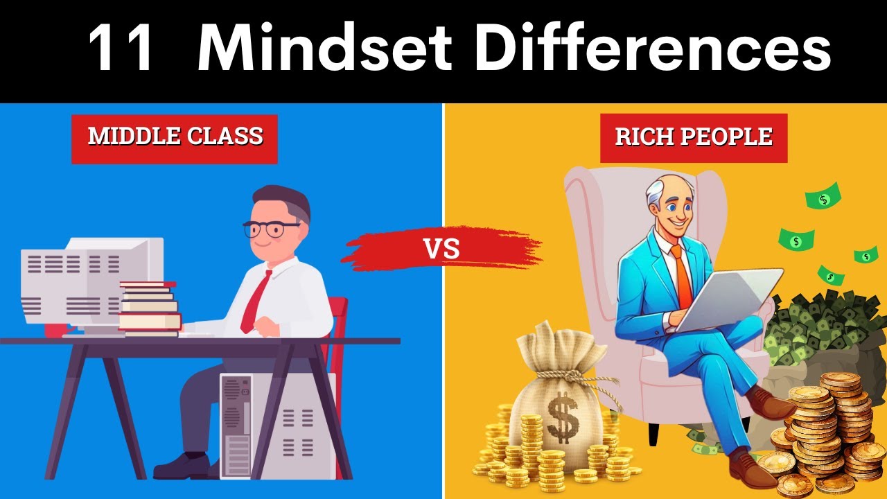 Rich People Vs Middle Class:11 mindset differences |Diaa B - YouTube